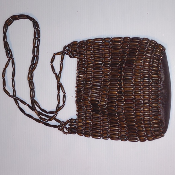 EARTHBOUND | Bags | Earthbound Trading Company Wooden Beaded Bucket Bag ...